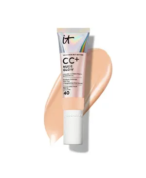 IT COSMETICS Cc+ Nude Glow Lightweight Foundation + Glow Serum Spf 40 Light Medium