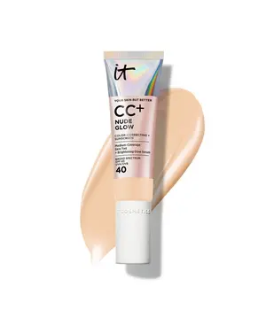 IT COSMETICS Cc+ Nude Glow Lightweight Foundation + Glow Serum Spf 40 Light