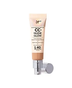 IT COSMETICS Cc+ Nude Glow Lightweight Foundation + Glow Serum Spf 40 Medium Tan