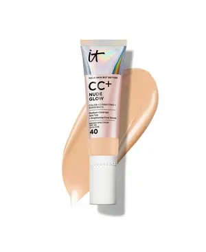 IT COSMETICS Cc+ Nude Glow Lightweight Foundation + Glow Serum Spf 40 Medium