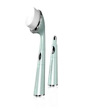 TOUCHBEAUTY 2 In 1 Sonic Facial Brush Cleanser Eye Massager