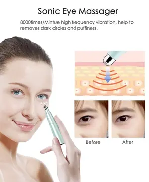 TOUCHBEAUTY 2 In 1 Sonic Facial Brush Cleanser Eye Massager