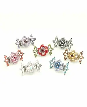 SOHO STYLE Crystal Rose Hair Claw Clip