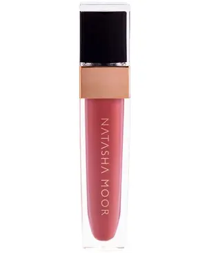 NATASHA MOOR Molten Matte Liquid Lipstick Brown