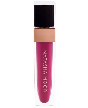 NATASHA MOOR Molten Matte Liquid Lipstick Purple