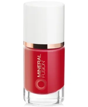 MINERAL FUSION Nail Lacquer Fast 'n Fabulous (bright Coral Red)