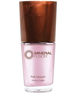 MINERAL FUSION Nail Lacquer Pink Crush (sheer Pink,glitter Finish)