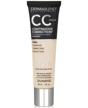DERMABLEND Continuous Correction Cc Cream Spf 50+ Ivory,cream