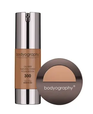 BODYOGRAPHY Foundation And Powder Bundle Very Dark/warm
