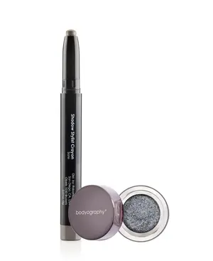 BODYOGRAPHY Shadow Stylist Crayon And Glitter Eye Shadow Bundle - Pewter,gunmetal Glitter