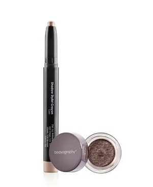 BODYOGRAPHY Shadow Stylist Crayon And Glitter Eye Shadow Bundle - Rose Gold,brown Glitter