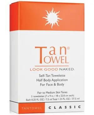 TANTOWEL Half Body Classic Self-tan Towelette - No Color