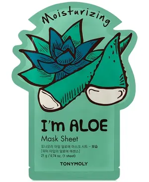 TONYMOLY I'm Aloe Sheet Mask - Moisturizing Green