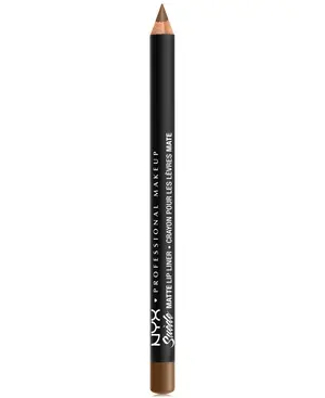 NYX PROFESSIONAL MAKEUP Suede Matte Lip Liner Downtown Beauty (true Brown)