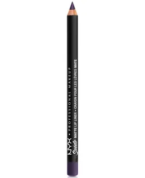 NYX PROFESSIONAL MAKEUP Suede Matte Lip Liner Oh/put It On (deep Dark Purple)
