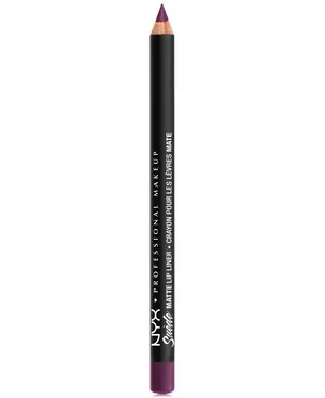 NYX PROFESSIONAL MAKEUP Suede Matte Lip Liner Subversive Socialite (deep Purple With P
