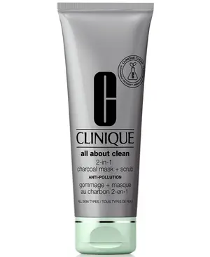 CLINIQUE All About Clean 2-in-1 Charcoal Face Mask + Scrub - No Color