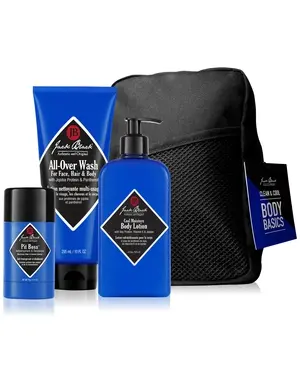 Jack Black 4-pc. Clean & Cool Body Basics Set - No Color