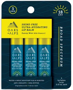 OARS + ALPS Shine-free Ultra-hydrating Lip Balm Spf 18 - No Color