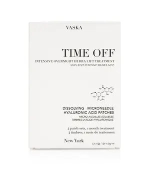 SOLARIS LABORATORIES NY Time Off Dissolving Hyaluronic Acid Microneedle Overnight Patch Treatment