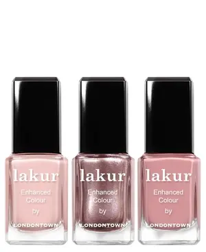 LONDONTOWN 3-pc. Rose All Day Lakur Enhanced Colour Nail Polish Set - Assorted