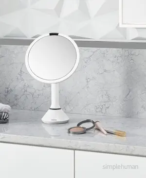 SIMPLEHUMAN 8" Sensor Makeup - White