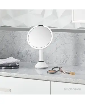 SIMPLEHUMAN 8" Sensor Makeup - White
