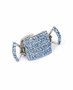 SOHO STYLE Mini Jeweled Hair Claw - Multi