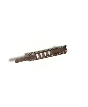 SOHO STYLE Pave Crystal Barrette - Yellow