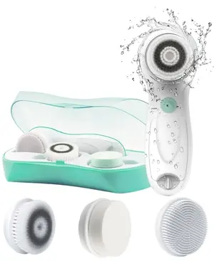 TOUCHBEAUTY Electric Facial Cleasing Brush Set - Multi