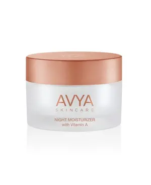 AVYA Skincare Night Moisturizer With Vitamin A - No Color