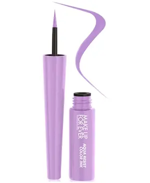 MAKE UP FOR EVER Aqua Resist Color Ink Liquid Eyeliner 2 Matte Wood - 16 Matte Lilac - (bright Lilac Matte)