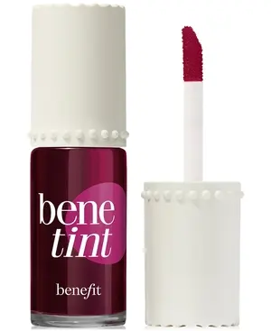 BENEFIT COSMETICS Liquid Lip Blush & Cheek Tint Raspberry