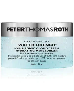 PETER THOMAS ROTH Water Drench Hyaluronic Cloud Cream Hydrating Refillable Moisturizer White