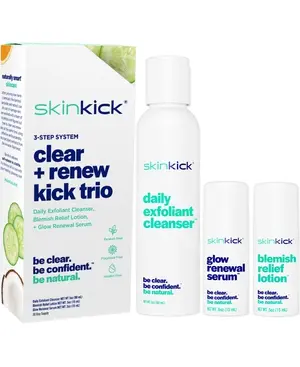 SKINKICK Clear & Renew Kick Trio System - No Color