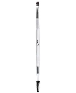 BENEFIT COSMETICS Dual-ended Angled Eyebrow Brush & Spoolie White