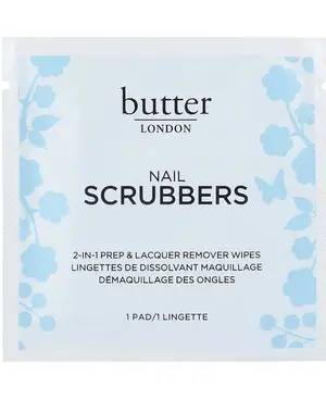 BUTTER LONDON Nail Scrubbers 2-in-1 Prep & Lacquer Remover Wipes