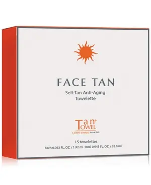 TANTOWEL Face Tan Self-tan Anti-aging Towelette - No Color