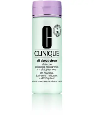CLINIQUE All About Clean All-in-one Cleansing Micellar Milk + Makeup Remover For Skin Types 1 & 2 - No Color