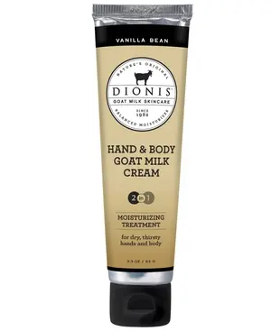 DIONIS GOAT MILK SKINCARE Hand & Body Goat Milk Cream - No Color