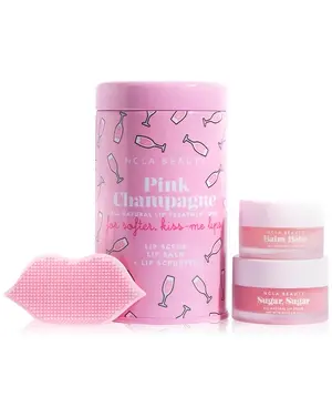 NCLA BEAUTY 3-pc. Pink Champagne Lip Treatment Set White