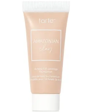 TARTE COSMETICS Travel Size Amazonian Clay 16-hour Full Coverage Foundation S Medium Sand