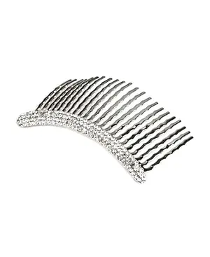 SOHO STYLE Animal Print Hair Comb - Clear