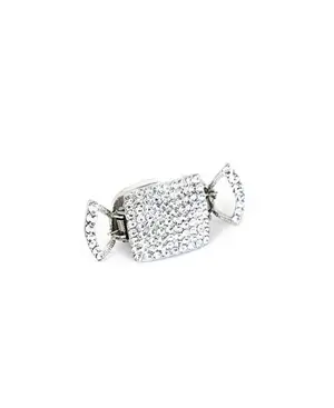 SOHO STYLE Mini Jeweled Hair Claw - Clear