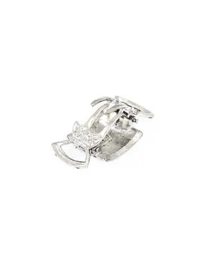 SOHO STYLE Mini Jeweled Hair Claw - Clear