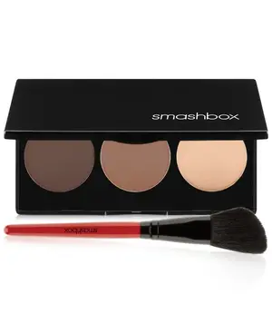 Smashbox Step-by-step Contour Highlighter & Bronzer Face Palette Kit - Light,medium