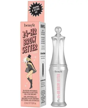 BENEFIT COSMETICS 24-hr Brow Setter Clear Eyebrow Gel With Lamination Effect Mini White