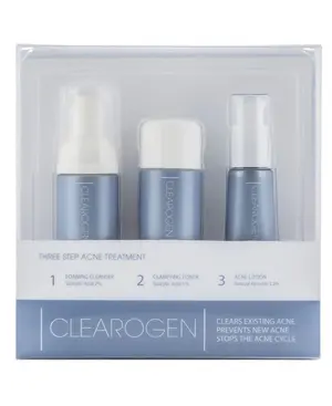 CLEAROGEN Benzoyl Peroxide 1 Month Travel Acne Treatment Kit - No Color