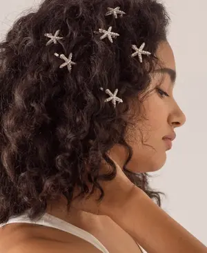 SOHO STYLE Sea Star Barrette - Clear