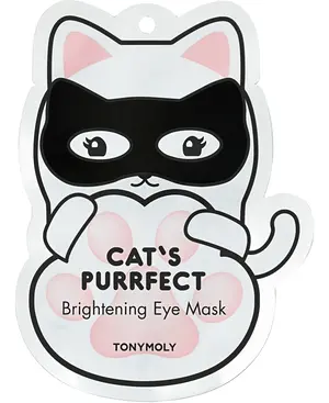 TONYMOLY Cat's Purrfect Brightening Eye Mask - No Color